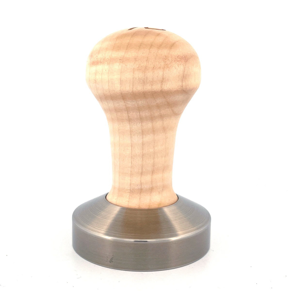 Signature Tamper Handle in Premium Eastern Hard Maple - Tiger — Reg Barber
